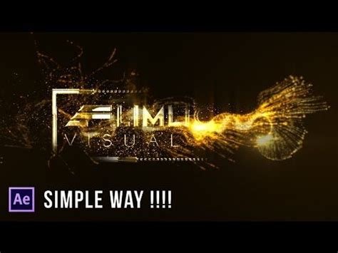 After Effects Tutorial in this tutorial I'll show you how to make simple particle text effect ...