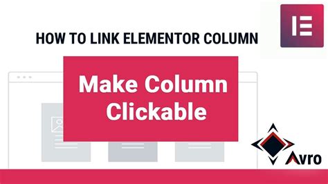 link column in elementor make elementor column clickable elementor