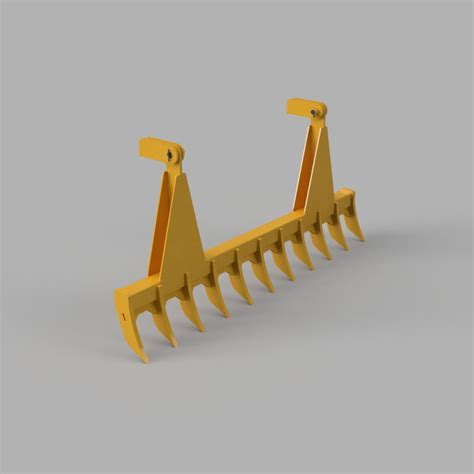 Diy Dozer Root Rake Plans Dxf Files And Build Guide Dxf Central