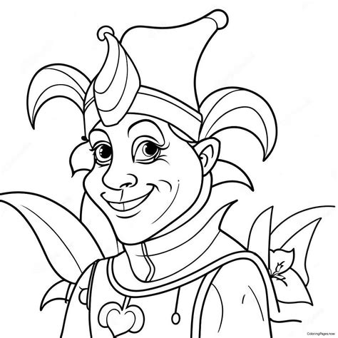 Jester Coloring Page 39073 31241