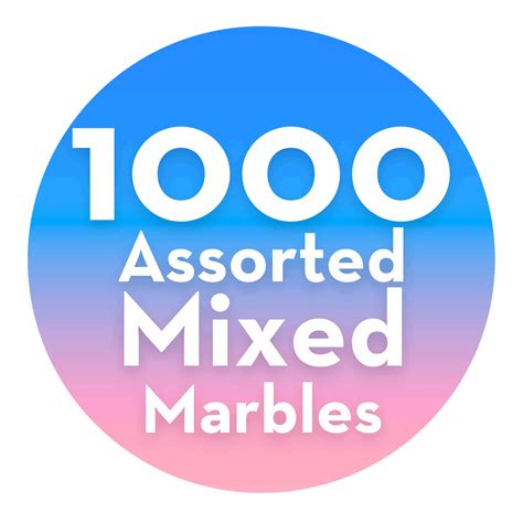 Mega Marble Mania 1000 Piece Collectors Assortment House Of Marbles Us