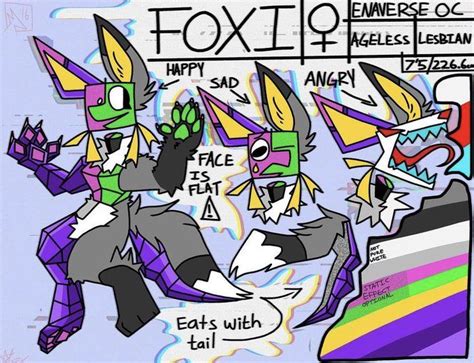 Foxi Ref Sheet Art Reference Character Design Furry Art