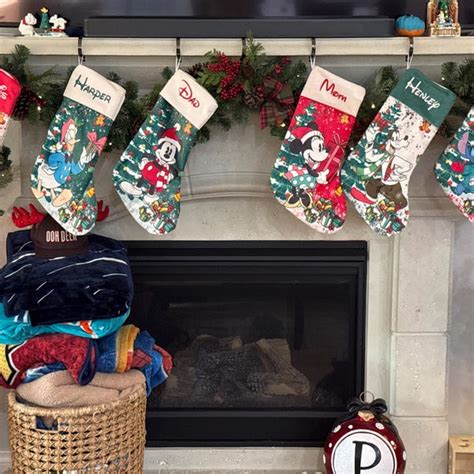 Mickey And Friends Xmas Stocking Cartoon Movie Christmas Stockings Characters Christmas Socks
