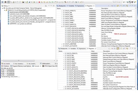 RTOS Boot Module TM4C E Advanced Clocking With PLL Enable PSYSDIV Fails Arm Based