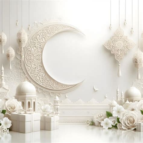 Premium Photo Elegant Arabic Eid Background Design
