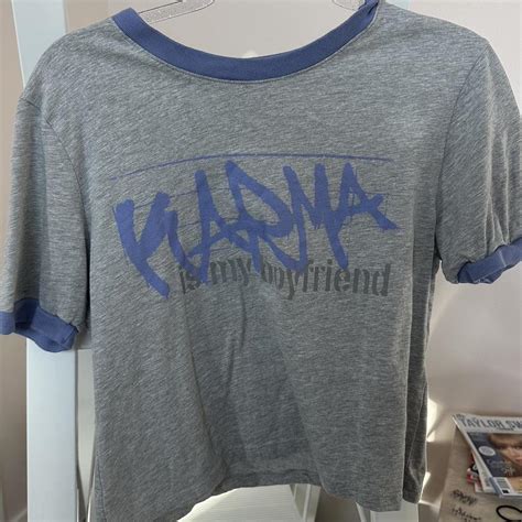 Official Taylor Swift Merch Karma Cropped Ringer Depop