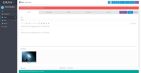 Question Permission To Create Pages In Folder Issue Getgrav Grav Plugin Admin GitHub