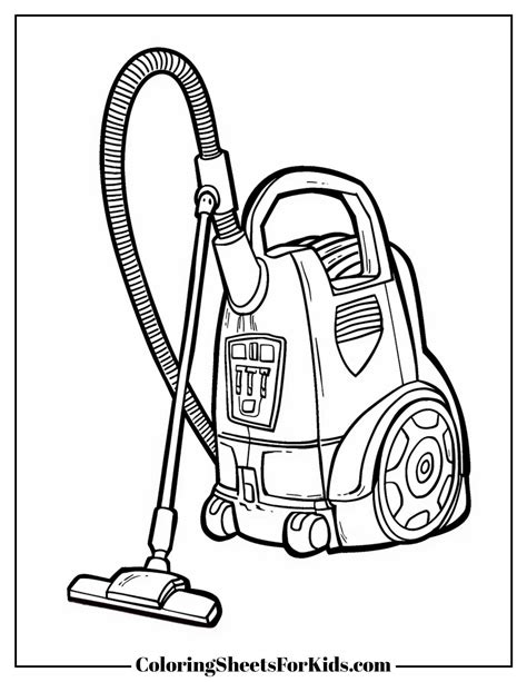 Coloring Pages Of Vacuum Cleaners 2025