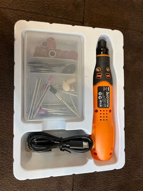 4 Mo Finance Mini Cordless Rotary Tool Kit 3 Speed Power Rotary