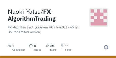 GitHub Naoki Yatsu FX AlgorithmTrading FX Algorithm Trading System With Java Kdb Open
