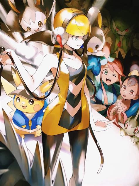 Pin De Daniel Briceño En Pokemon Elesa Pokemon Kalos Pokemon Cartas