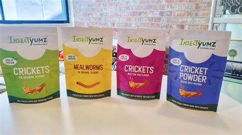 Spore Company Offers Tom Yum Cricket And Mealworm Snacks Following Sfa
