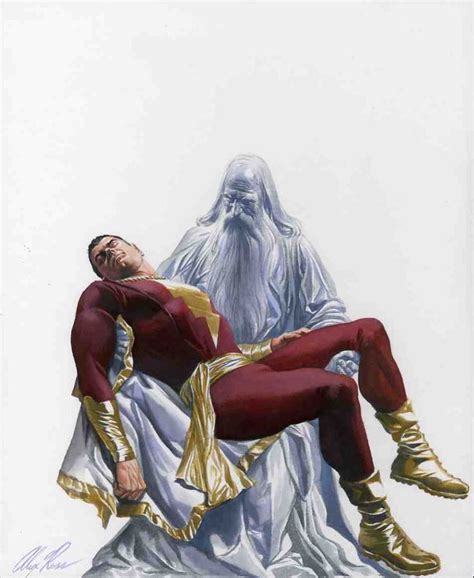 Shazam By Alex Ross Captain Marvel Shazam Shazam Dc Comics Alex Ross