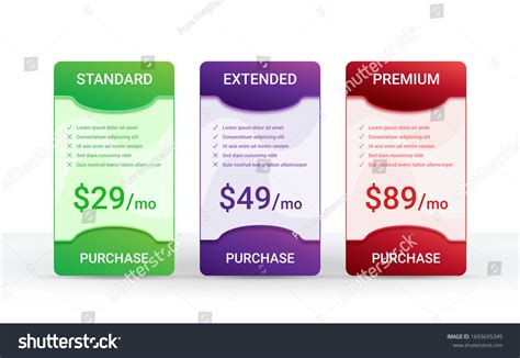 Price Comparison Table Layout Template Three Stock Vector Royalty Free 1693695349 Shutterstock Price Comparison Table Layout Template Three Stock Vector Royalty Free 1693695349 Shutterstock