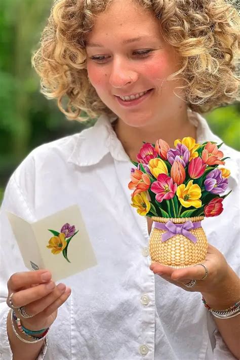Freshcut Paper Mini Festive Tulips Floweringtreesonline