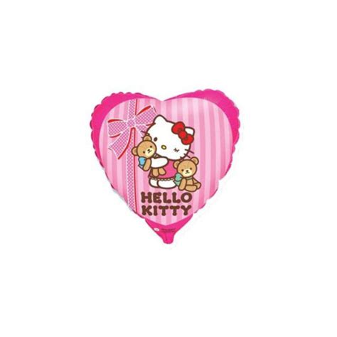 Luftballon Hello Kitty Bester Freund“ Herzform Rosa Ballon