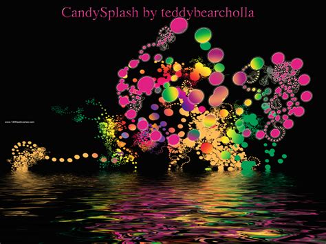 Candy Splash Photoshop Free Brushes 123freebrushes
