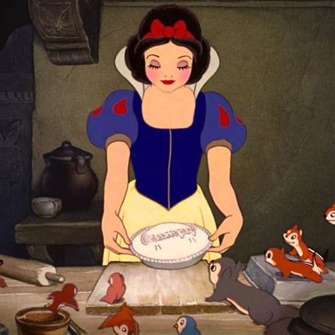 Snow White Bakes A Pie For Grumpy Snow White And The Seven Dwarfs Snow White Disney Snow