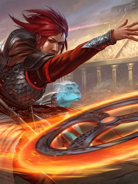 Mtgnexus Chakram Slinger Art By Dmitry Burmak