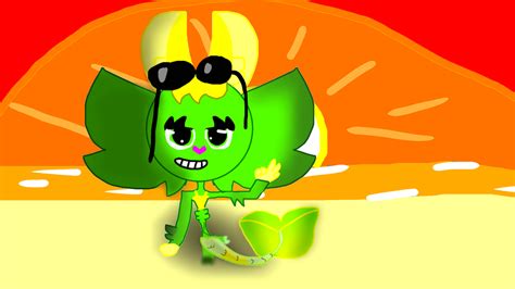 Grina Mermaid On The Beach By Ivanthegreenalien On Deviantart