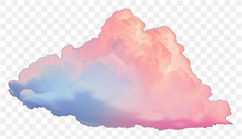 Cloud Soft Pastel Colored Cloud Illustration Png 3524x2028px Cloud