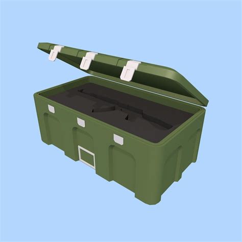 Premium Psd 3d Render Cute Weapon Case Green