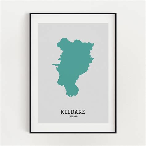 Kildare Map Print — Irish Wall Art Co