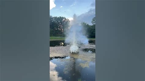 Quarter Stick Of Dynamite And Gasoline Explosion Youtube