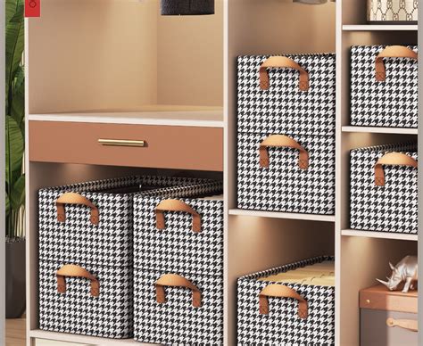 Hộp đựng đồ Batrm Hộp Vải đựng đồ Gấp Gọn Khung Thép Có Quai Xách Thùng