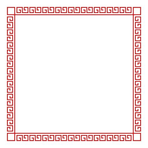 Chinese Border Pattern Vector