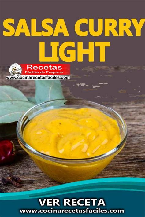 Salsa Curry Light Salsa Curry Recetas De Salsas Curry