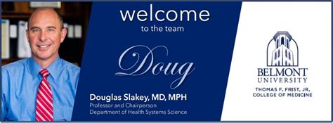 Thomas F Frist Jr College Of Medicine On Linkedin Douglas Slakey