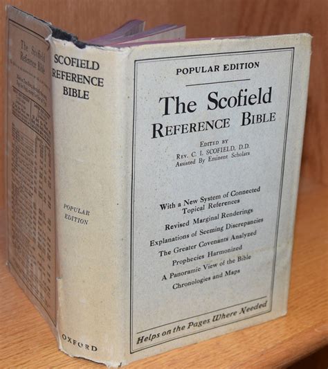 The Scofield Reference Bible Holy Bible Old And New Testments New And