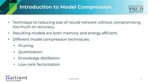 Introduction To Dnn Model Compression Techniques” A Presentation From
