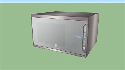 4176micro Ondas Electrolux 31l Inox 3d Warehouse