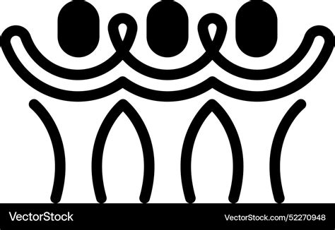 Unity Royalty Free Vector Image Vectorstock