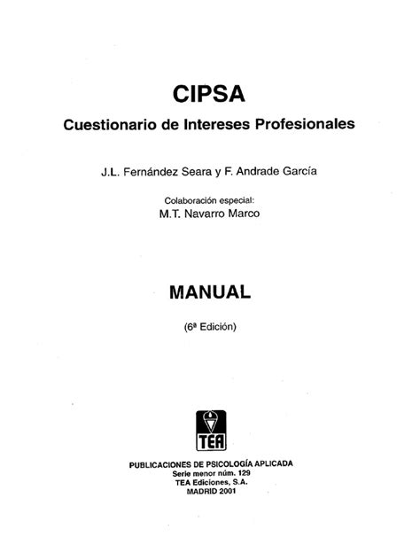 Cipsa Manual Pdf
