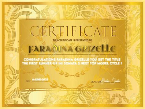 Free Yellow Certificate Credentials Background Images Certificate Documents Photo Background Png