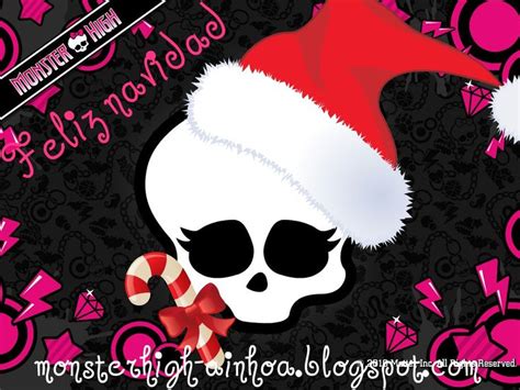 Monster High Merry Christmas Monster High Christmas Wallpaper Monster