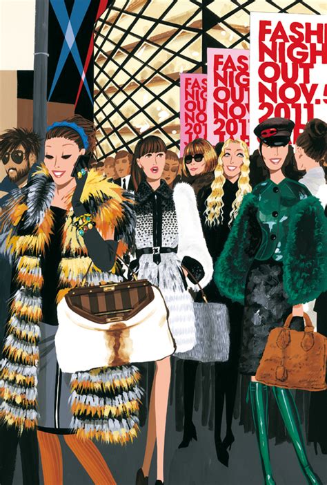 日本时尚杂志vogue插画 设计在线