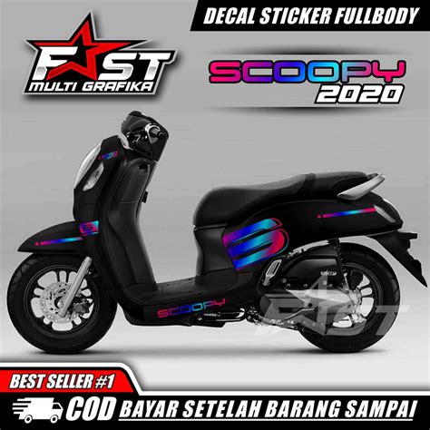Jual Decal Scoopy New 2020 Full Body Anti Luntur Bisa Cod Decal Stiker Scoopy 2015 2022 Stiker