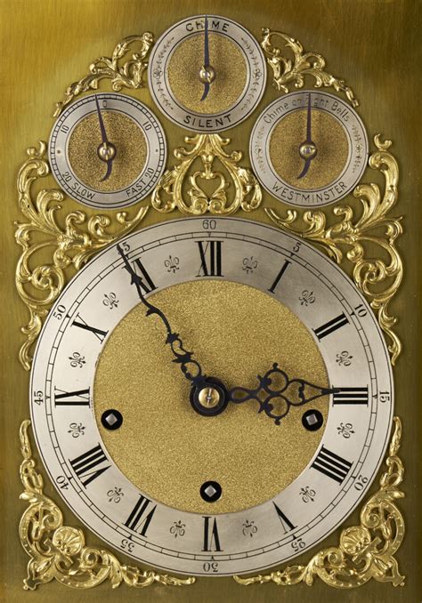 Lot 197 A Walnut And Brass Bracket Clock Peerless Case Auctions