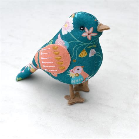 Colorful Bird Aviary Bird Pincushion Style Maker Fabrics