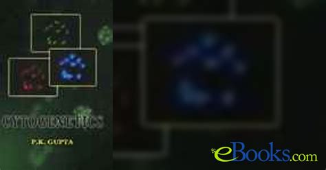 Cytogenetics 2nd Ed By P K Gupta Ebook