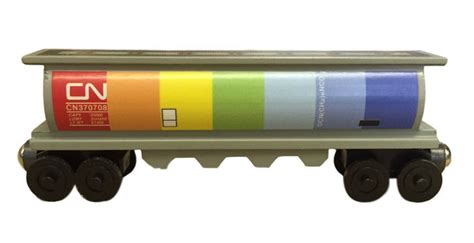 Canadian National Rainbow Gray Cylinder Hopper The Whittle Shortline