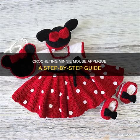 Crocheting Minnie Mouse Applique A Step By Step Guide Cycrochet
