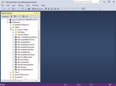 Navigate The Interface Of SQL Server Management Studio SSMS Implement A Relational Database