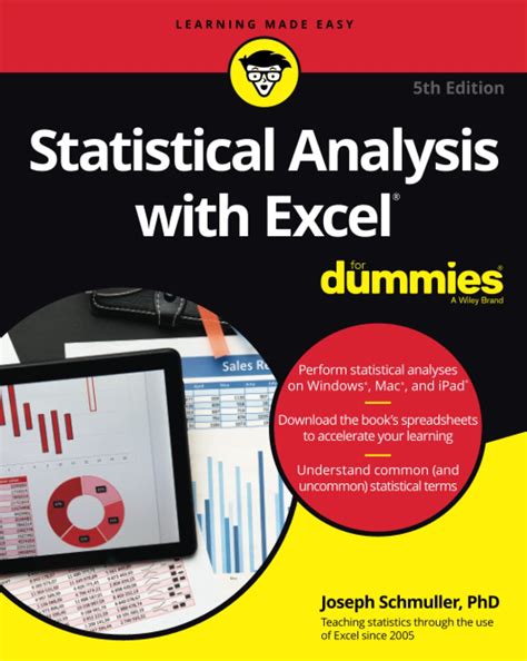 Statistical Analysis With Excel For Dummies Joseph Schmuller