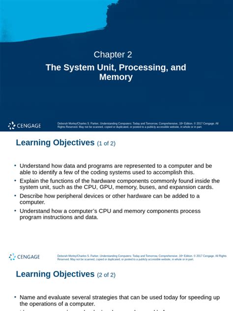 Chapter 2 The System Unit Processing And Memory Pdf Byte Central