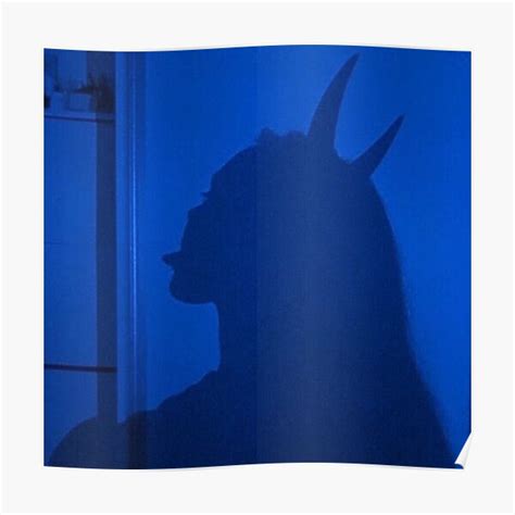 Devil Girl Shadow Poster By Hifiona Redbubble